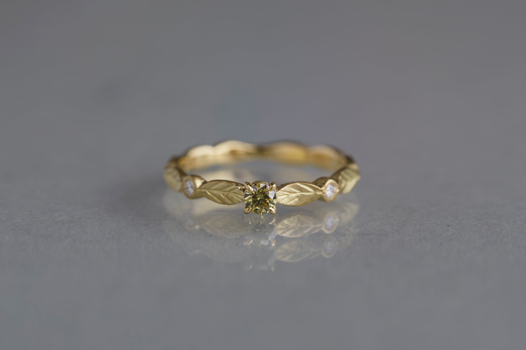 Bloom ring + diamond – Ryui intl.