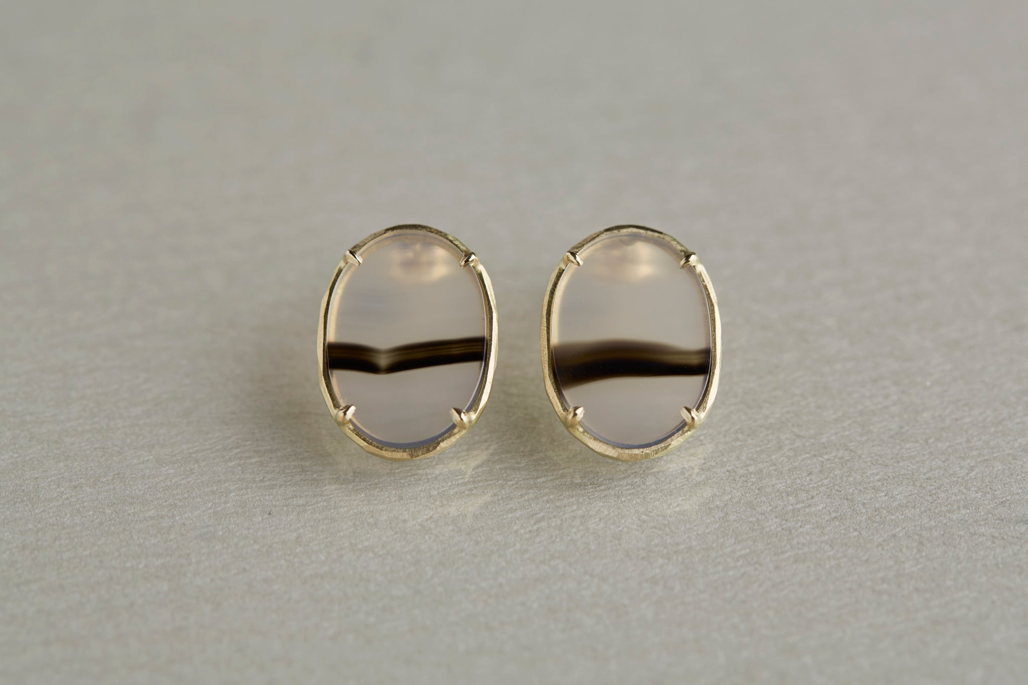 Picture agate earrings – Ryui intl.