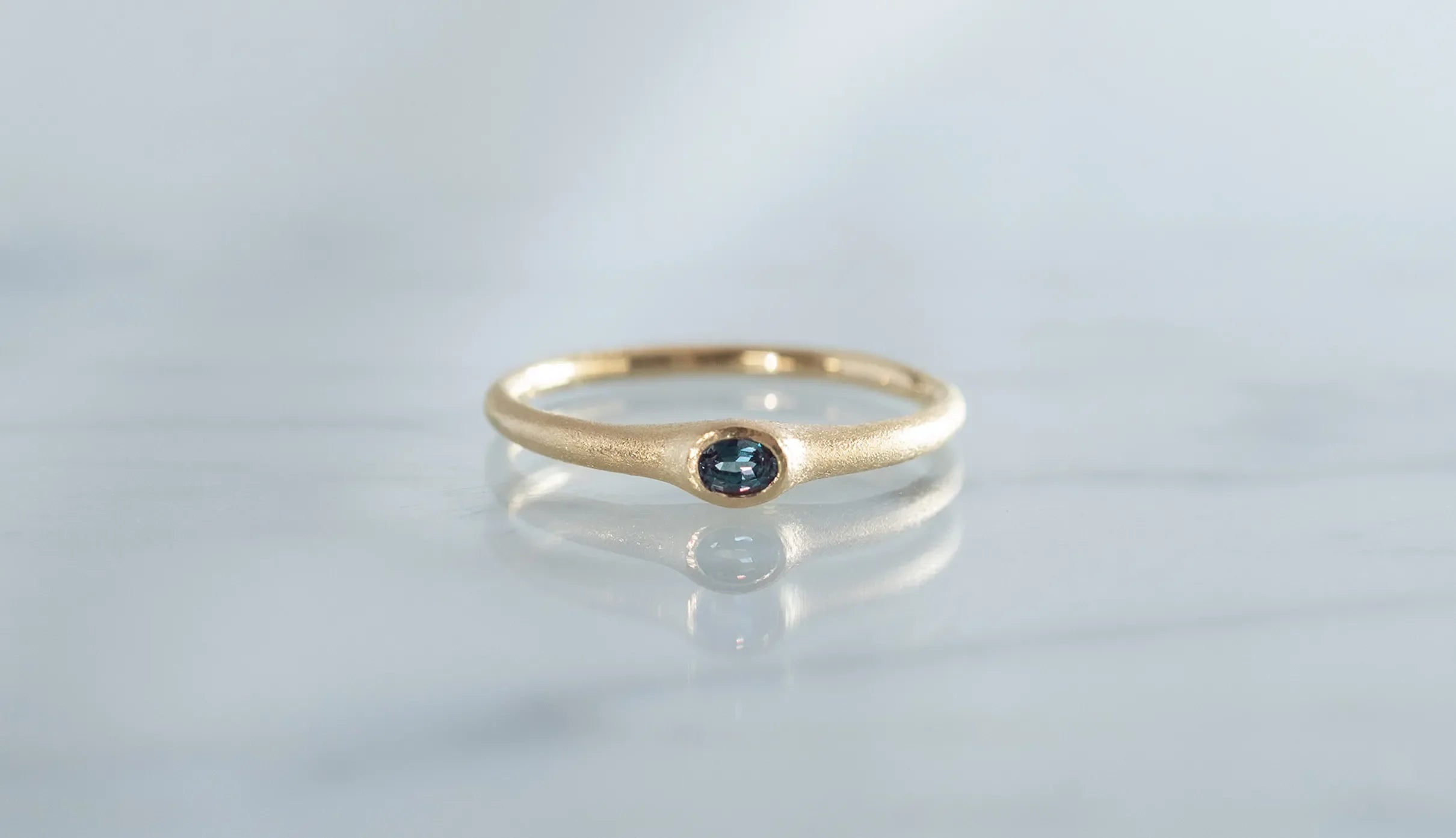 [6月誕生石] Cradle リング+アレキサンドライト – Ryui intl.