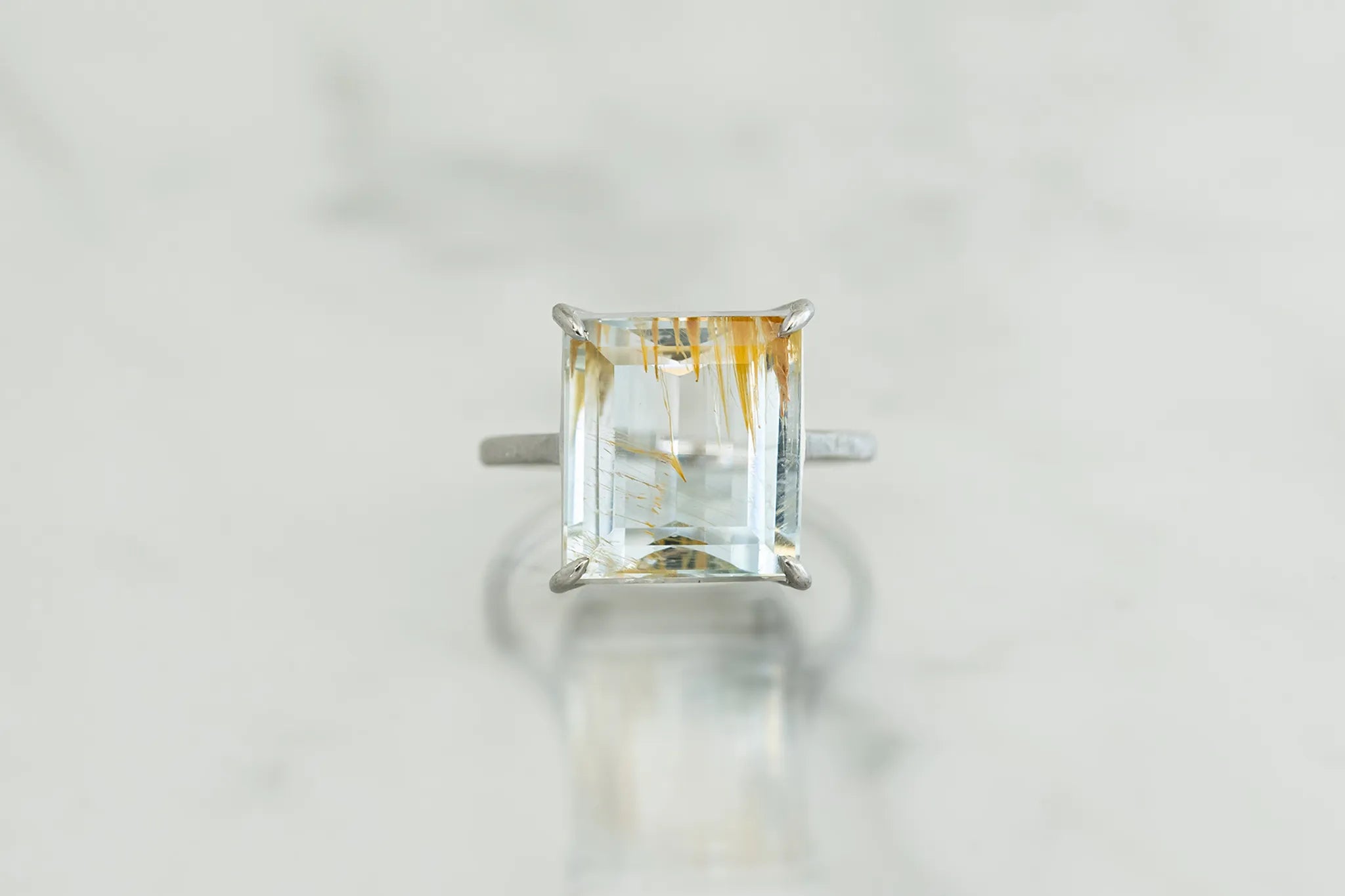 ニードルインブルートパーズリング – Ryui intl.