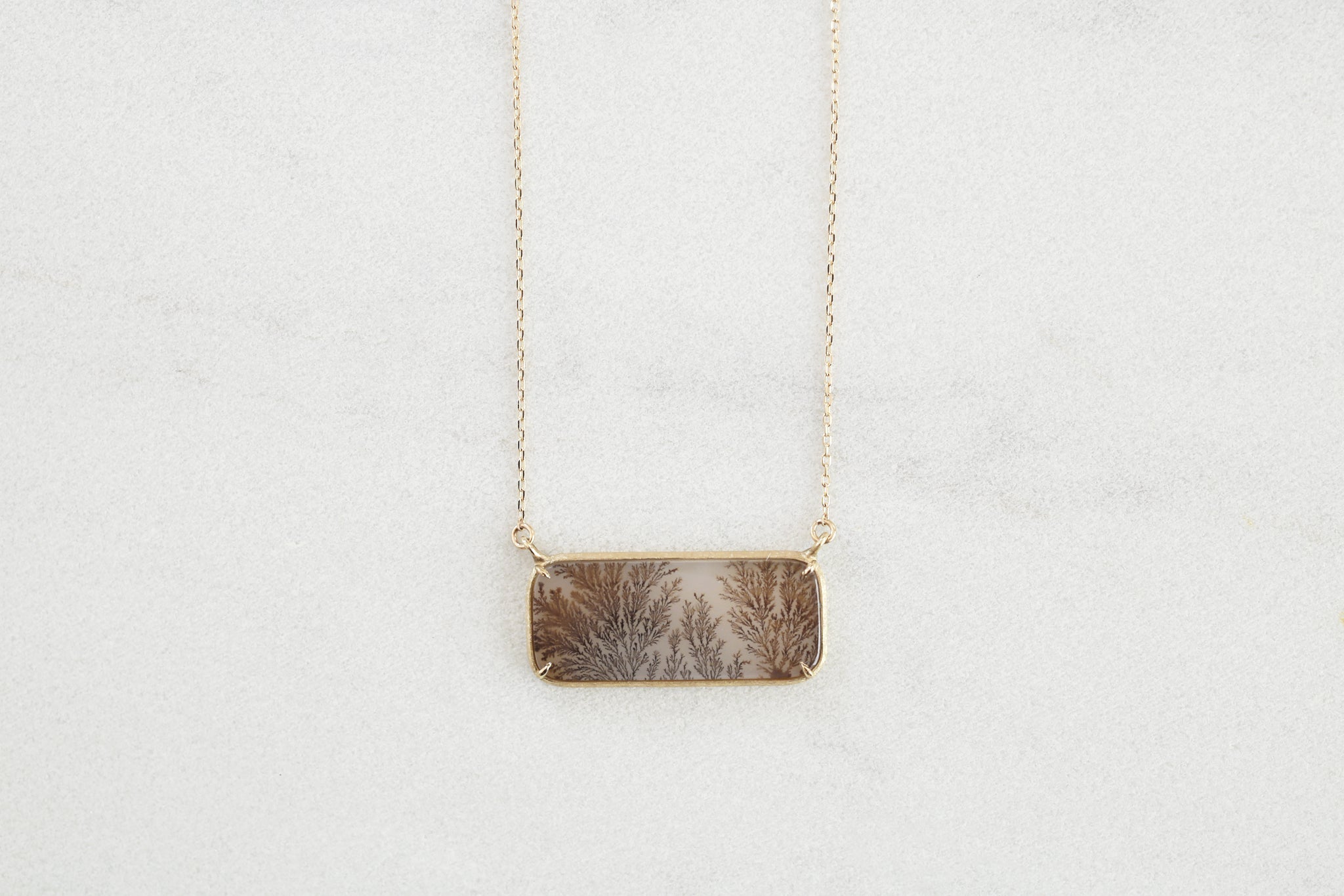 [Ryui Monthly piece] Dendritic agate necklace – Ryui intl.