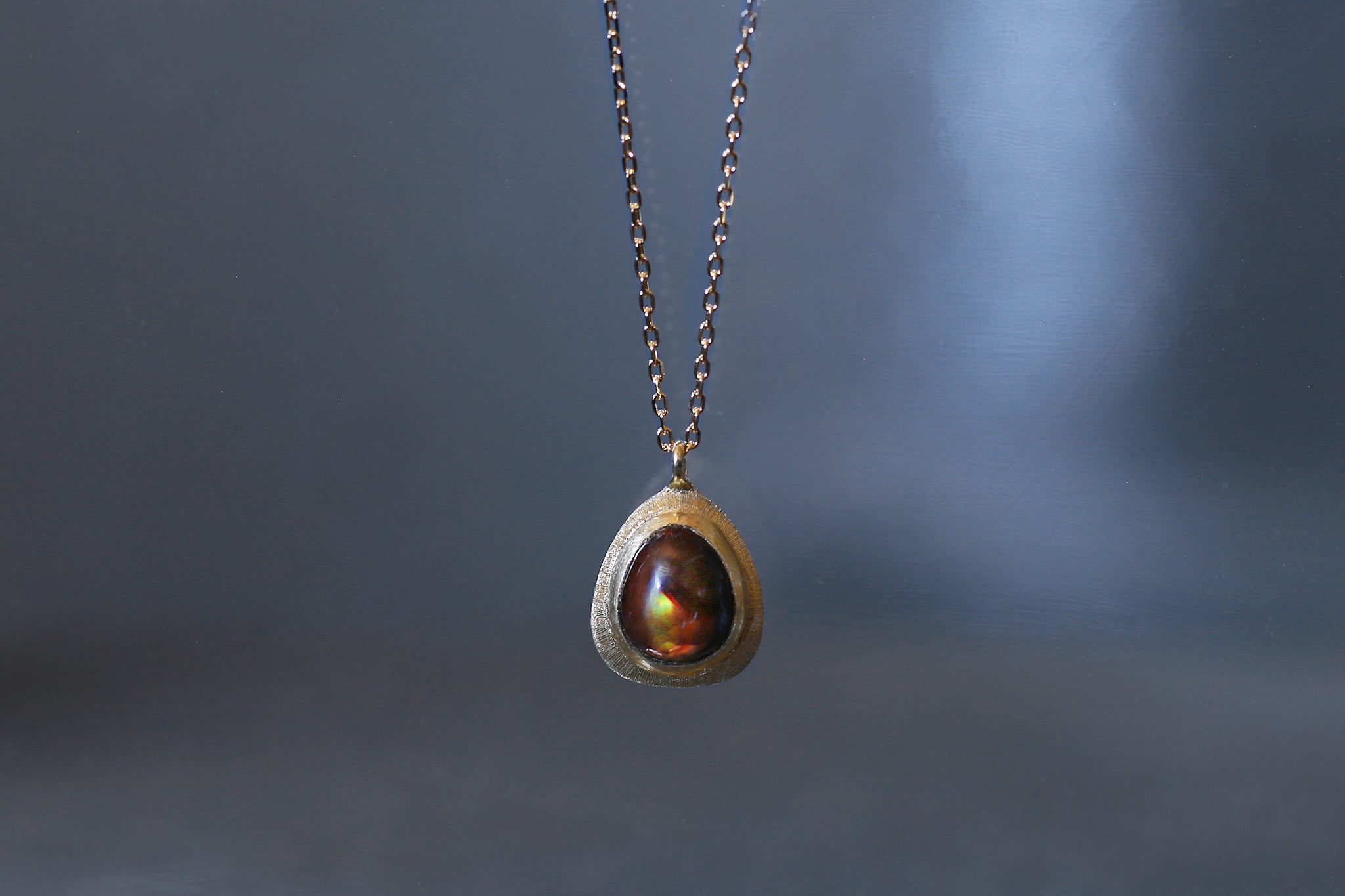 [Ryui Monthly piece] Fire agate necklace – Ryui intl.