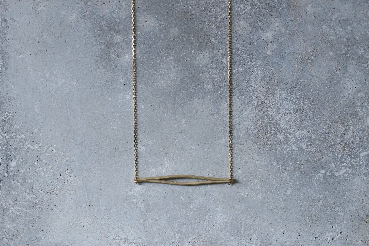 Wave necklace / K18 – Ryui intl.